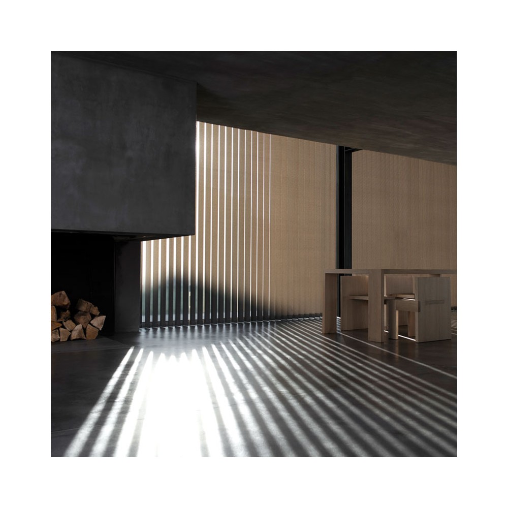 Store Californien Trapèze Occultant Beige 3516